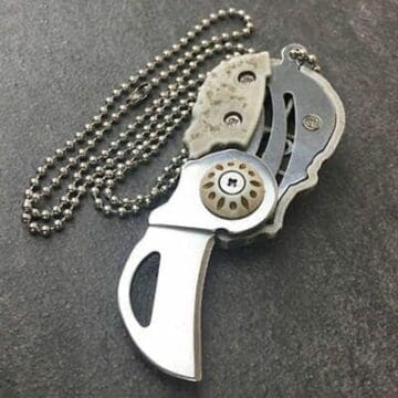 Skull Knife, Stainless Steel, Hidden Knife Necklace, Pocket Knife ...