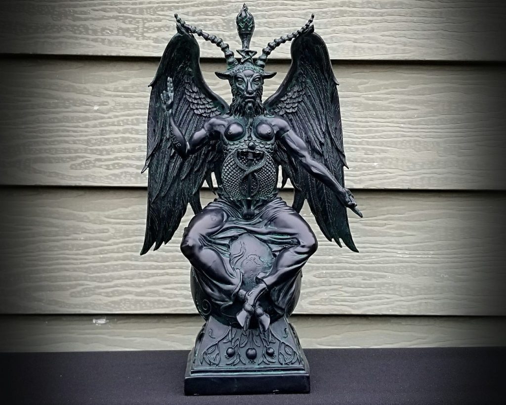 Large Baphomet Statue, Altar Statue, Devil Statue, Occult Items ...