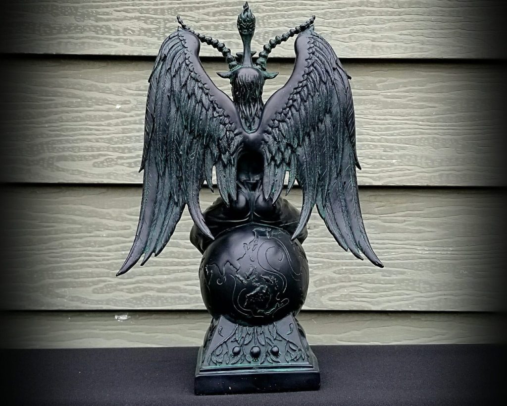 Large Baphomet Statue, Altar Statue, Devil Statue, Occult Items ...