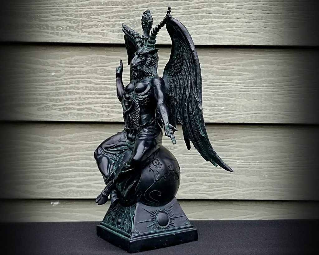 Large Baphomet Statue, Altar Statue, Devil Statue, Occult Items ...
