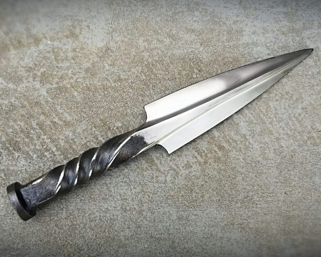 Twisted Steel Athame, Heavy Steel Dagger, Ritual Knife, Occult Items ...