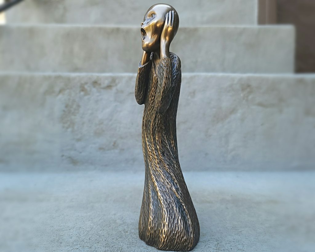 The Scream Statue, Edvard Munch, Classic Art Sculpture - Oddities For ...