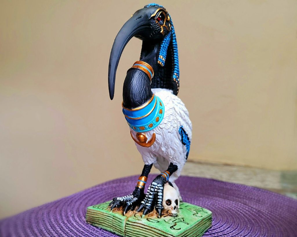 Egyptian Ibis Bird Statue, Thoth God, Egyptian Decor - Oddities For ...
