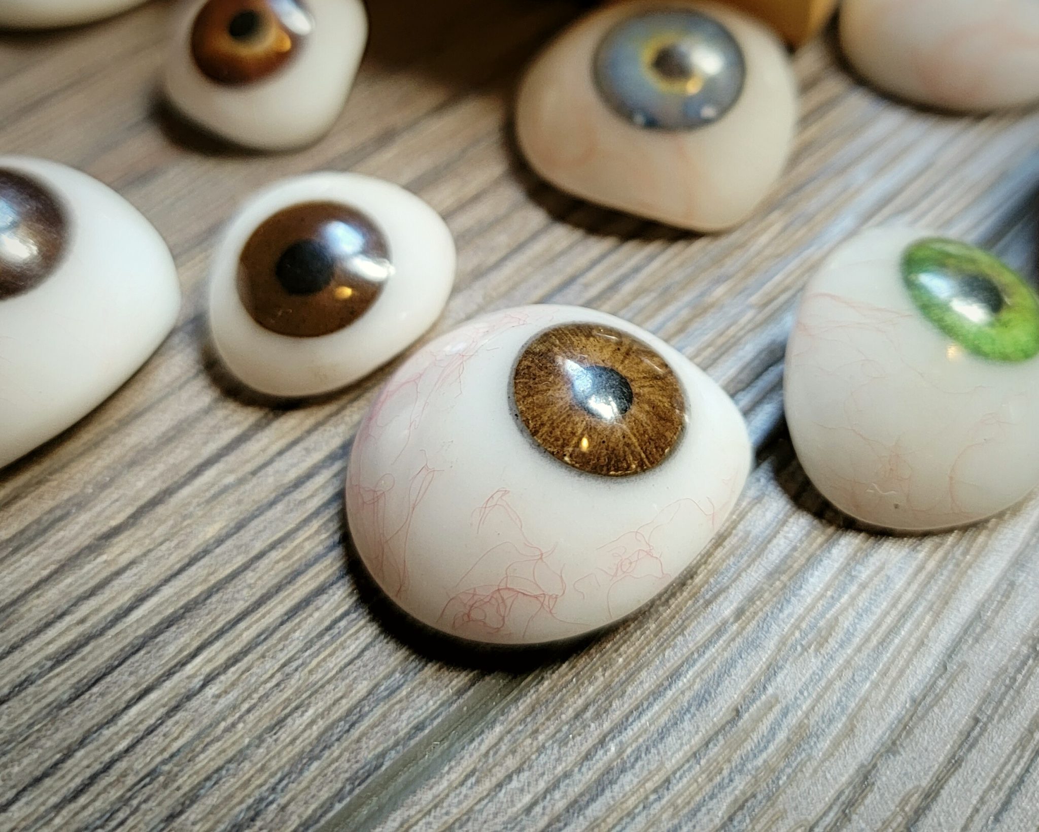 Prosthetic Human Eyes, Vintage Style Acrylic Fake Eyes, Oddities ...