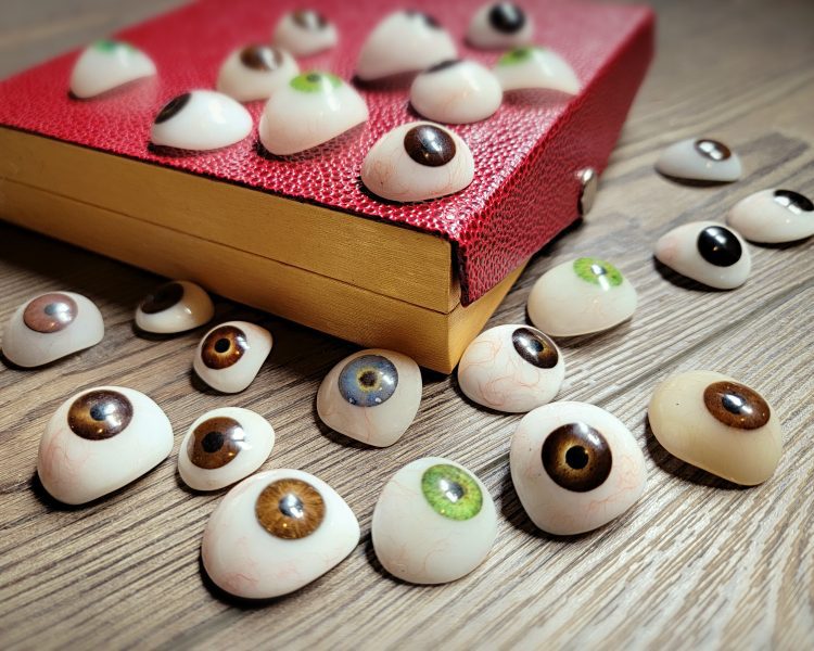 Prosthetic Human Eyes, Vintage Style Acrylic Fake Eyes, Oddities ...