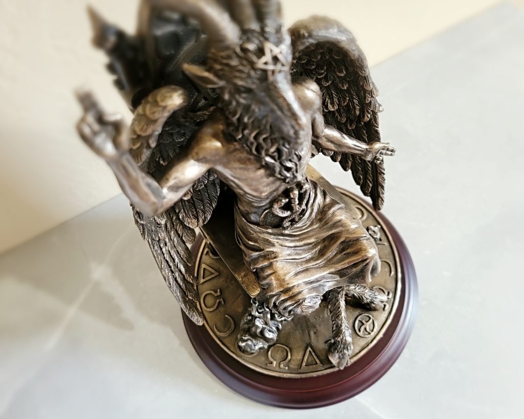 Large Baphomet Bronze Statue, Devil Statue, Altar Piece - Oddities For ...