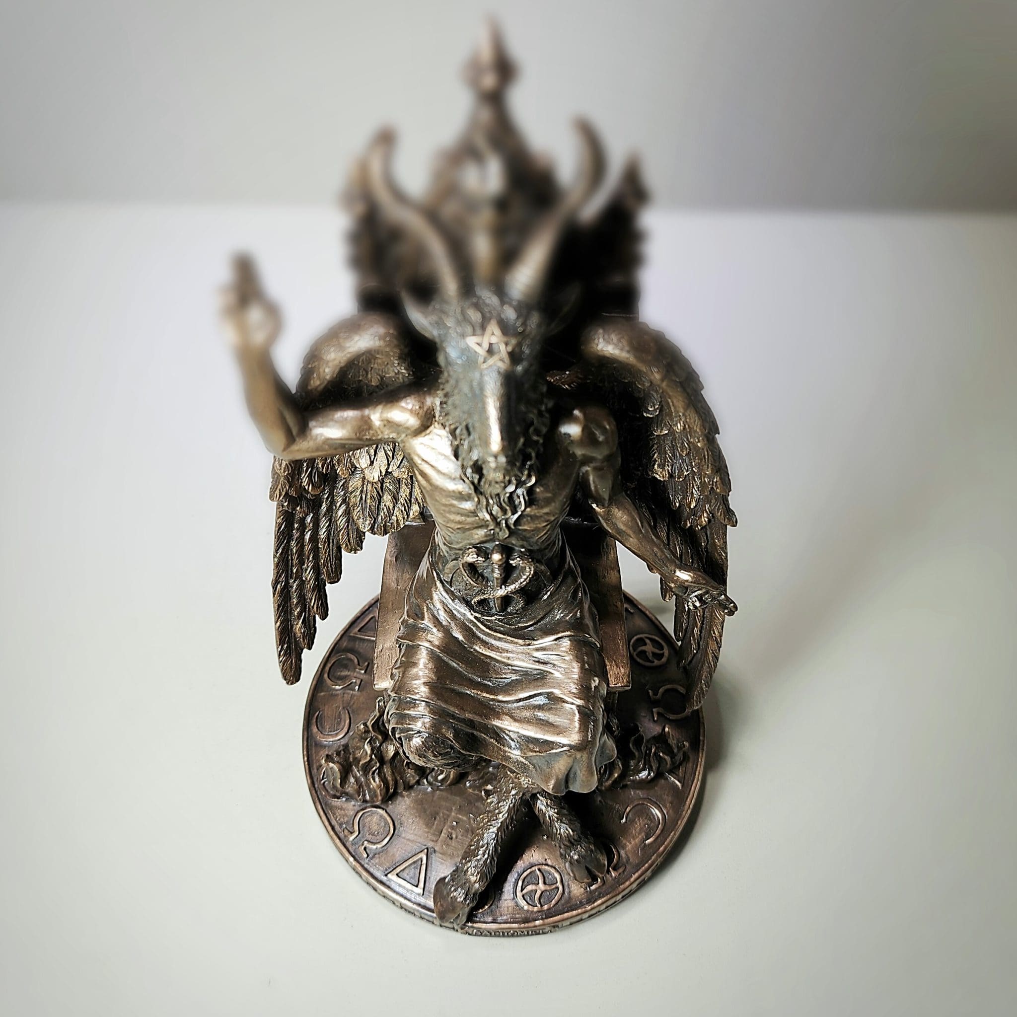 Large Baphomet Bronze Statue, Devil Statue, Altar Piece - Oddities For ...