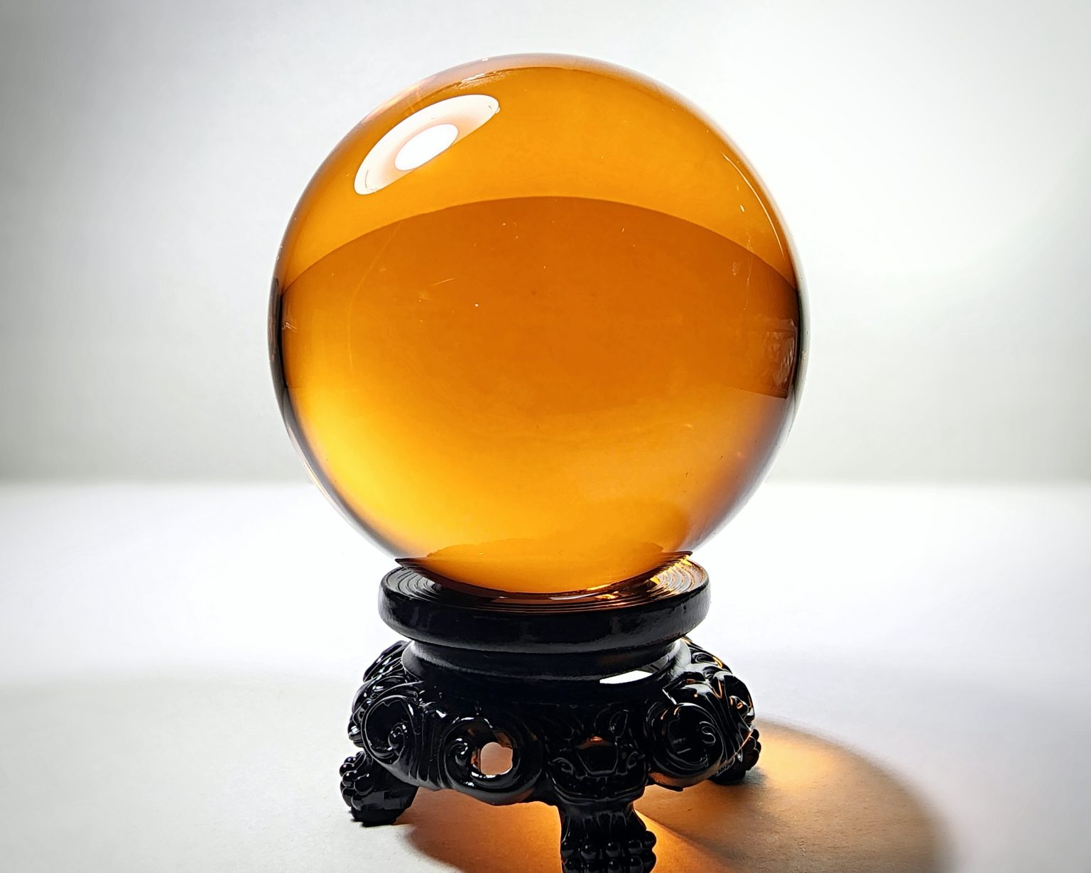 110mm Extra Large Crystal Ball, Clear Crystal Fortune Telling Ball, 4.3 ...