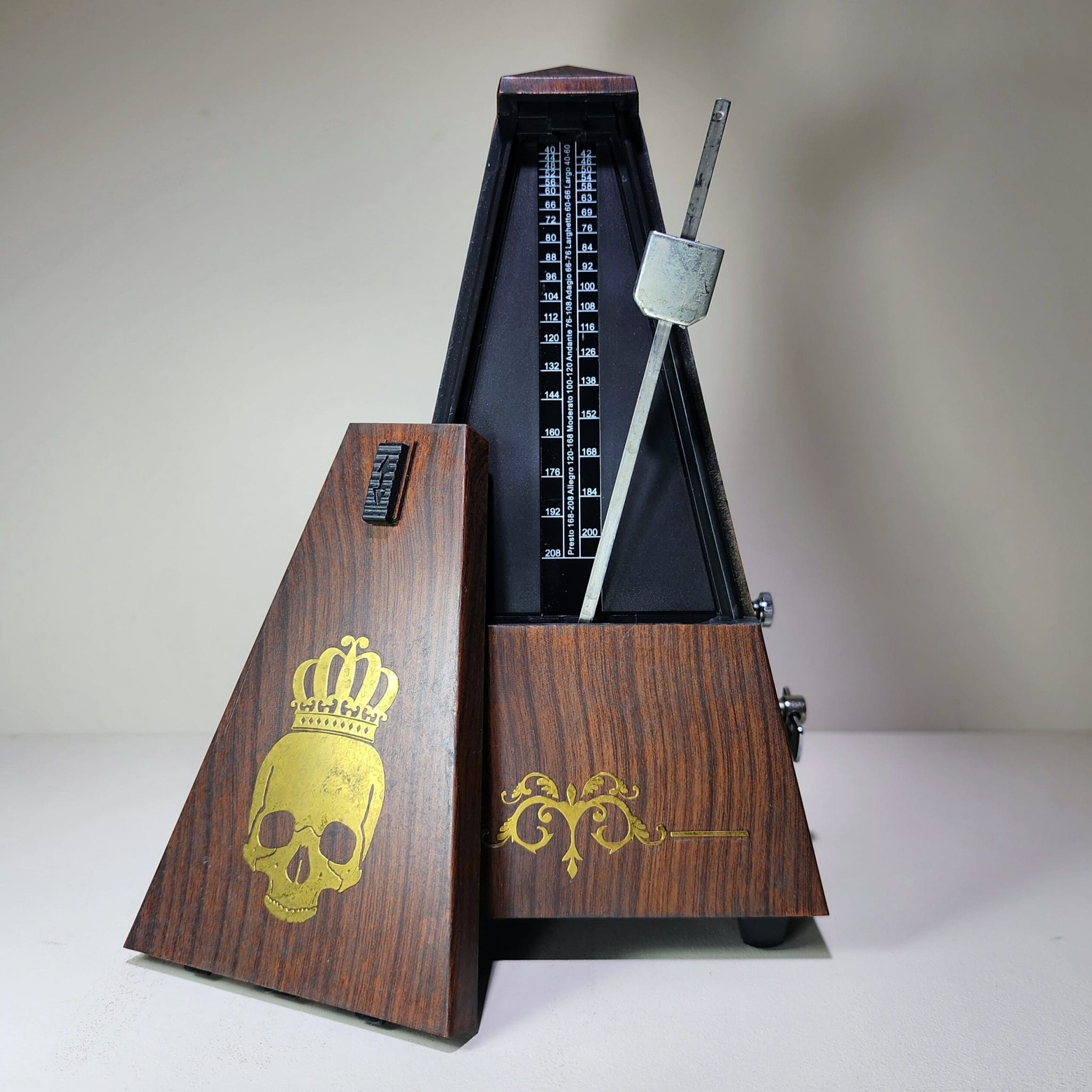 Skull Metronome, Vintage Style, Gothic Decor - Oddities For Sale has unique