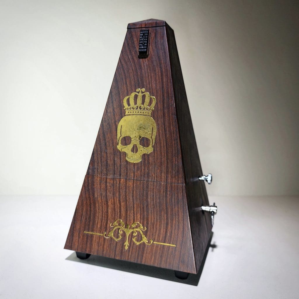 Skull Metronome, Vintage Style, Gothic Decor - Oddities For Sale has unique