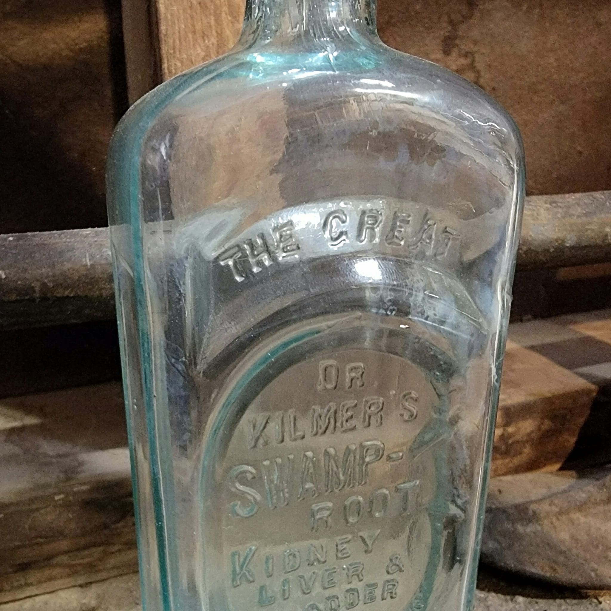 Antique Glass Medicine Bottle, Dr. Kilmer's Swamp-Root Cure - Oddities ...