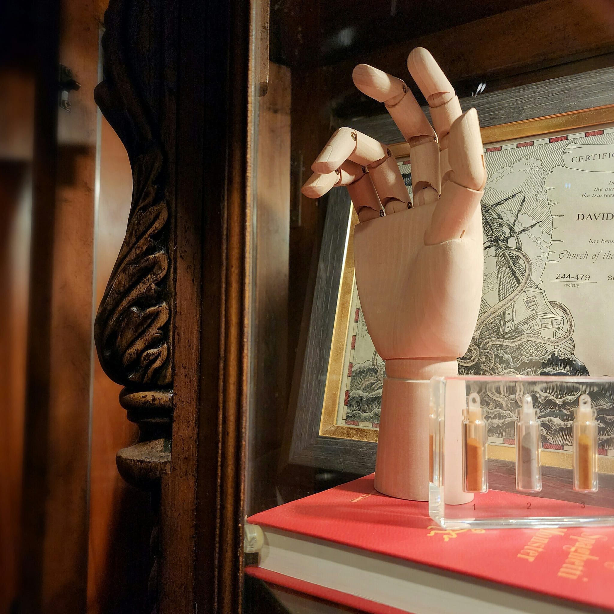 Set of Wooden Model Hands, 10 inch Left and Right Poseable Hands ...