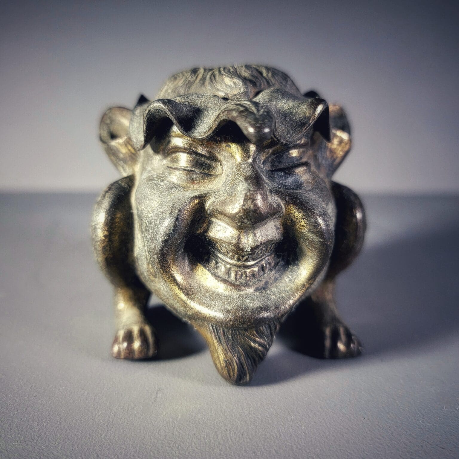 Antique Brass Devil Inkwell, Circa 1875 - Oddities For Sale has unique