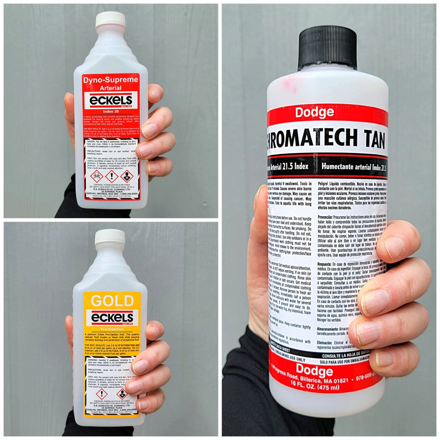 X2 Real Embalming Fluid Plastic Bottles, Dodge, Eckels - Oddities For ...