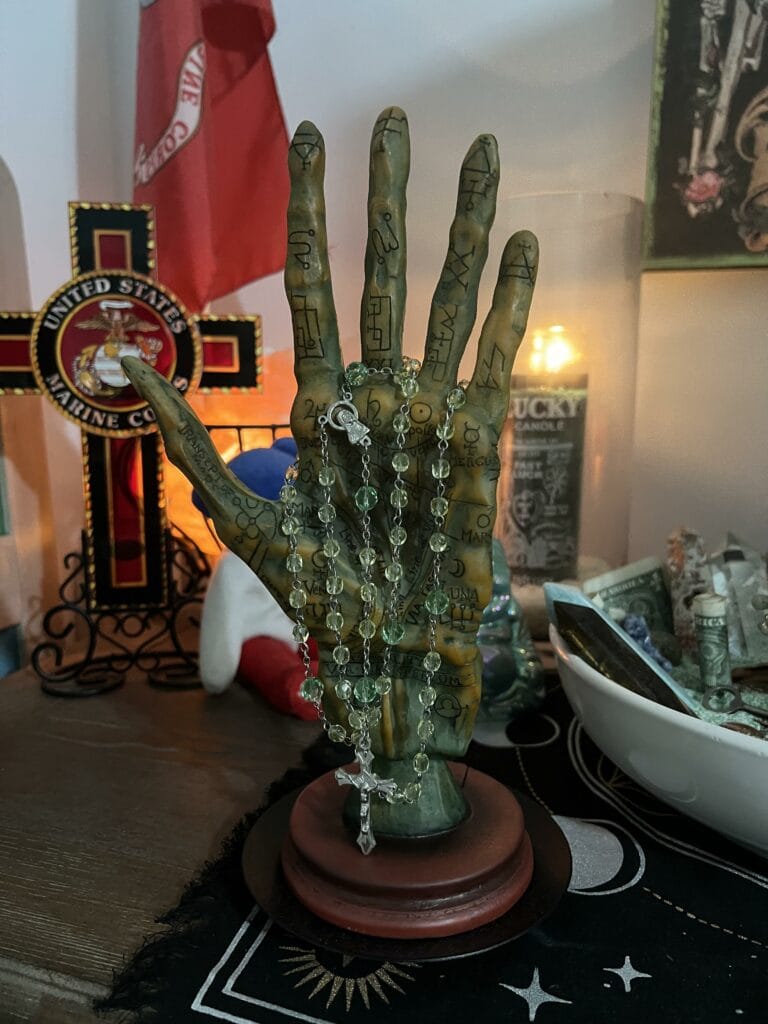 Alchemy Palmistry Hand, Alchemy Hand, Mummy Palmistry - Oddities For Sale