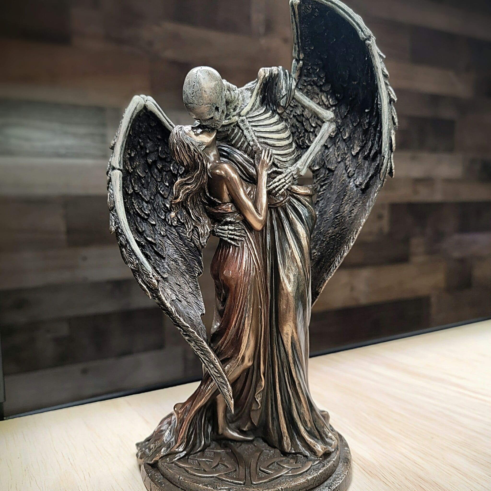 Large Bronze Grim Reaper Statue, Kiss of Death - Oddities For Sale has ...