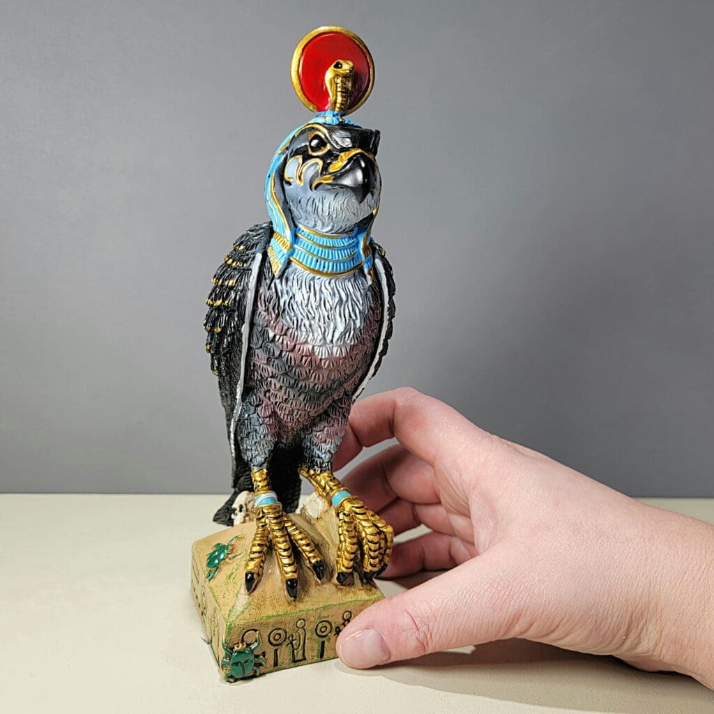 Egyptian Statue of Ra, Falcon Sun God - Oddities For Sale has unique