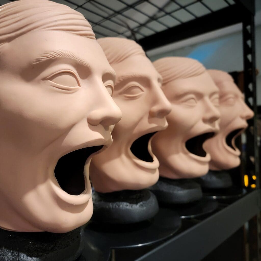 Vintage Rubber Face Shroud, Dental Phantom Cover - Oddities For Sale ...