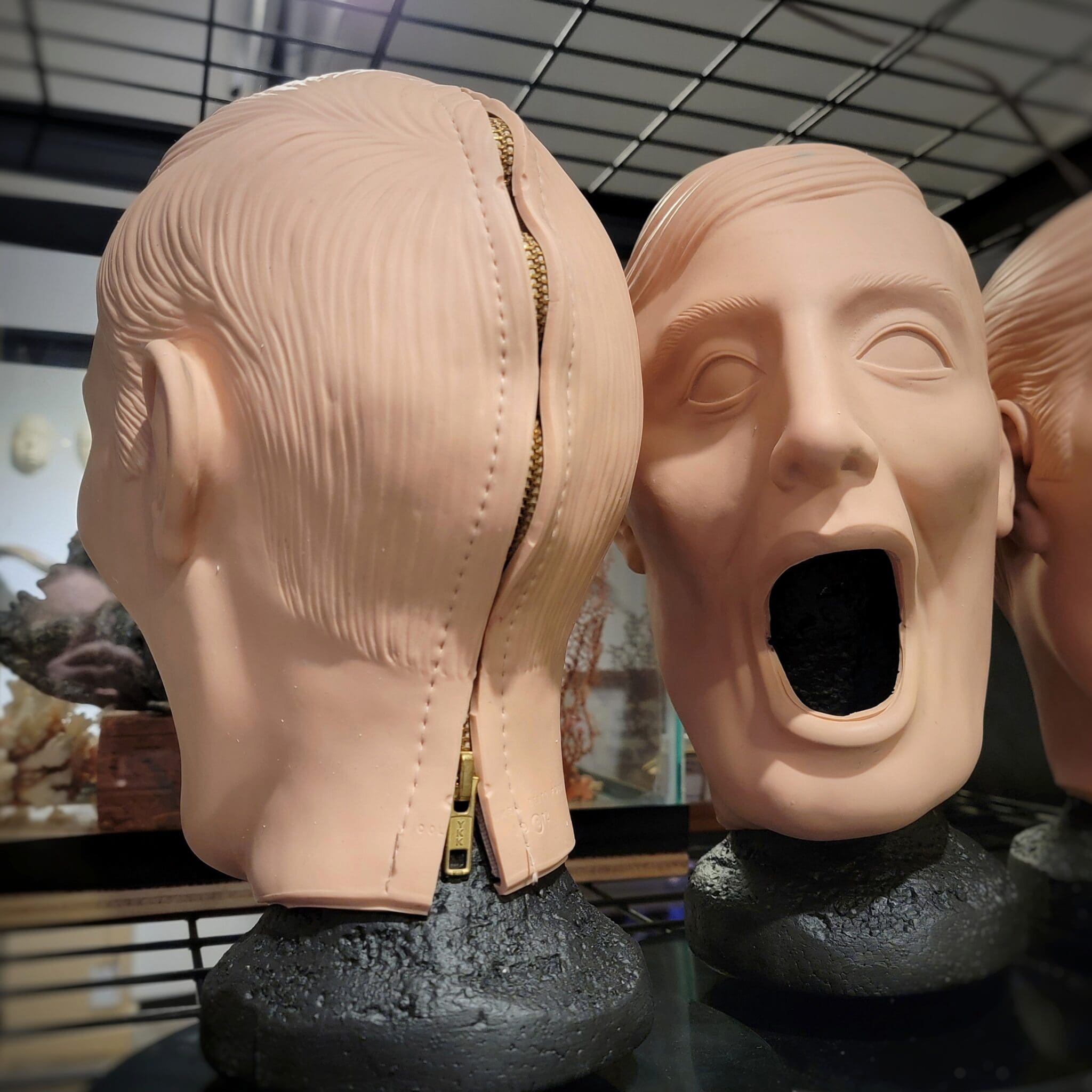 Vintage Rubber Face Shroud, Dental Phantom Cover - Oddities For Sale ...