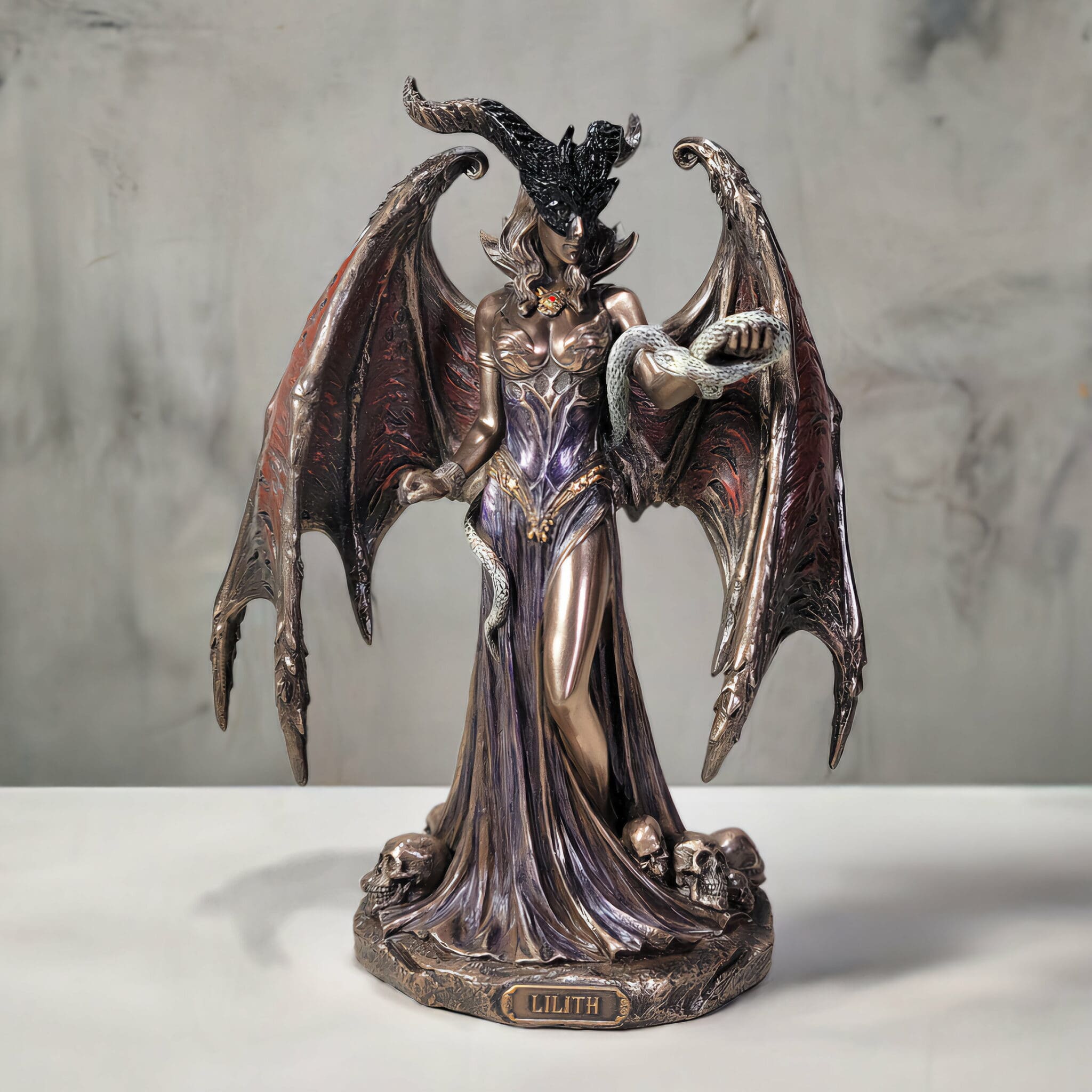 Large Bronze Lilith Statue - Oddities For Sale has unique