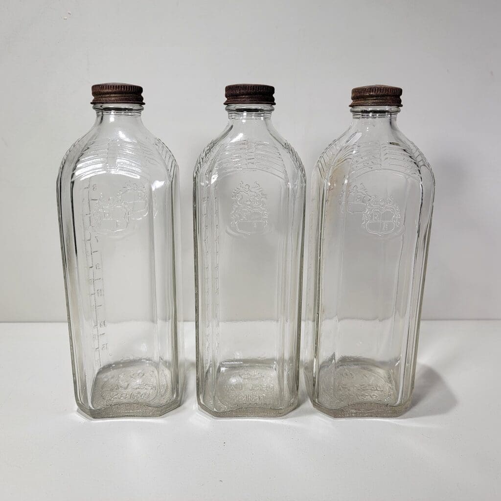 Vintage Embalming Fluid Glass Bottle, Royal Bond - Oddities For Sale ...