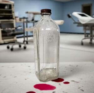 Vintage Embalming Fluid Glass Bottle, Royal Bond - Oddities For Sale ...